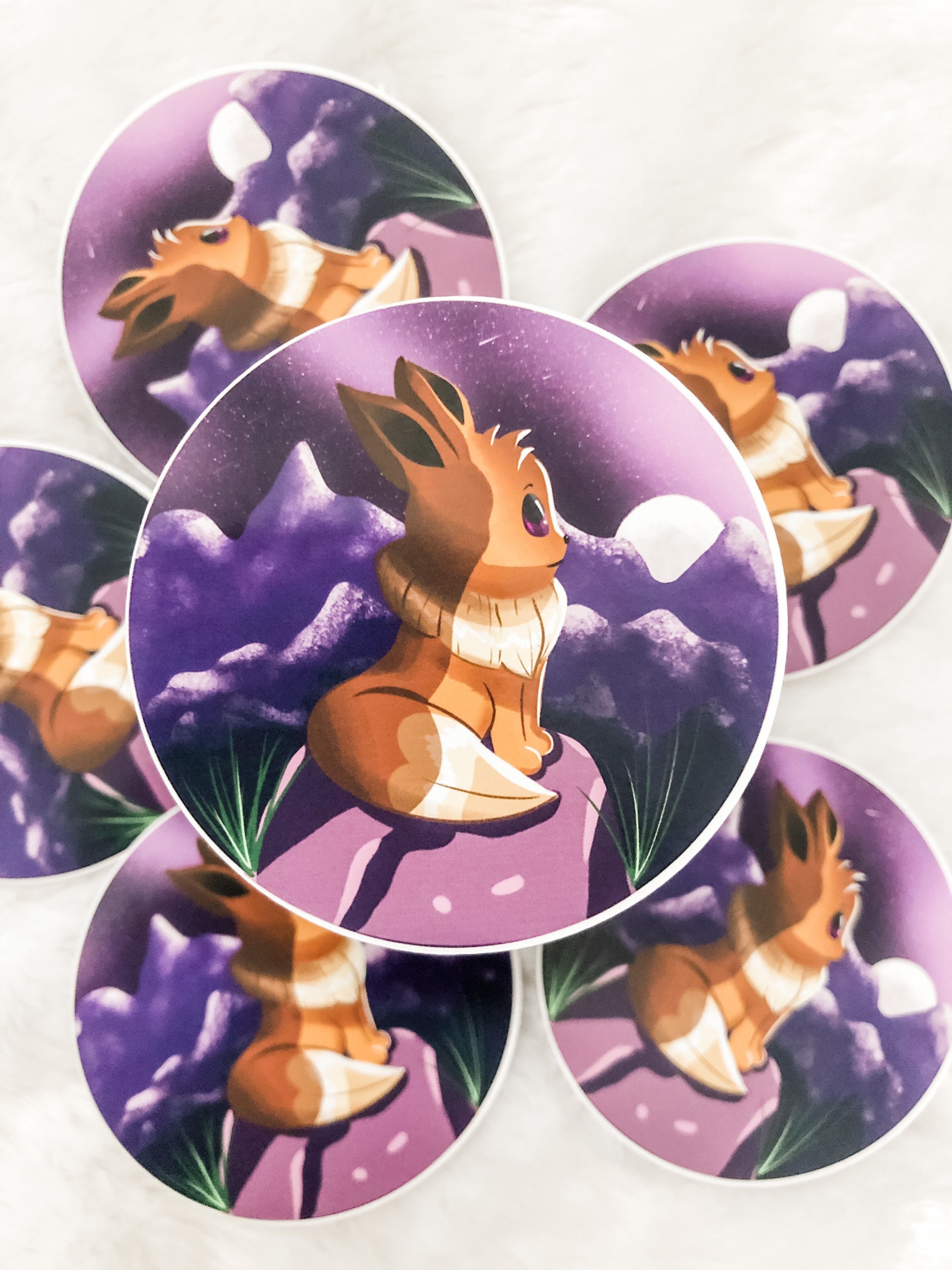Eevee in Nature 1 Piece Sticker - Etsy UK