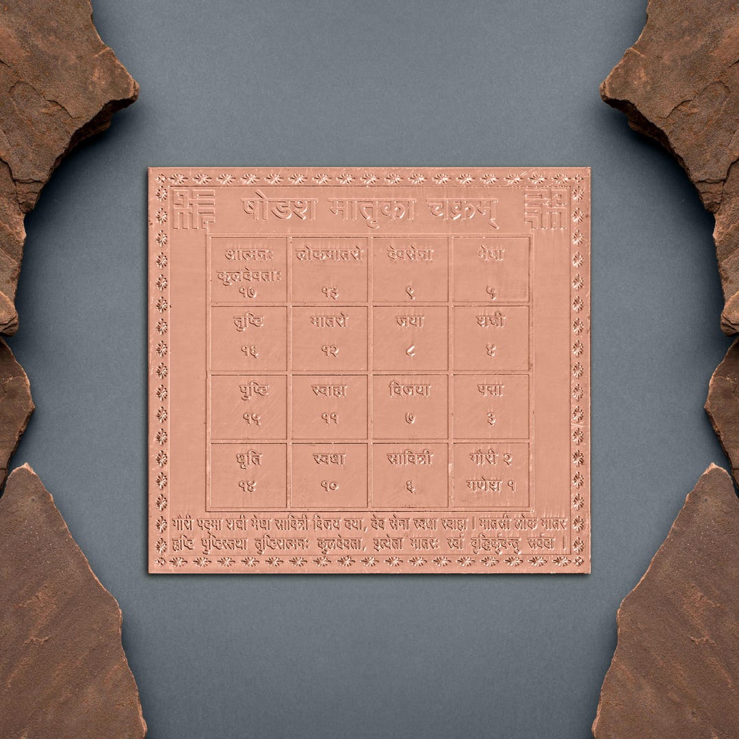 Pure Copper Sodas Matrika Chakram Yantra 3 Inches - Etsy