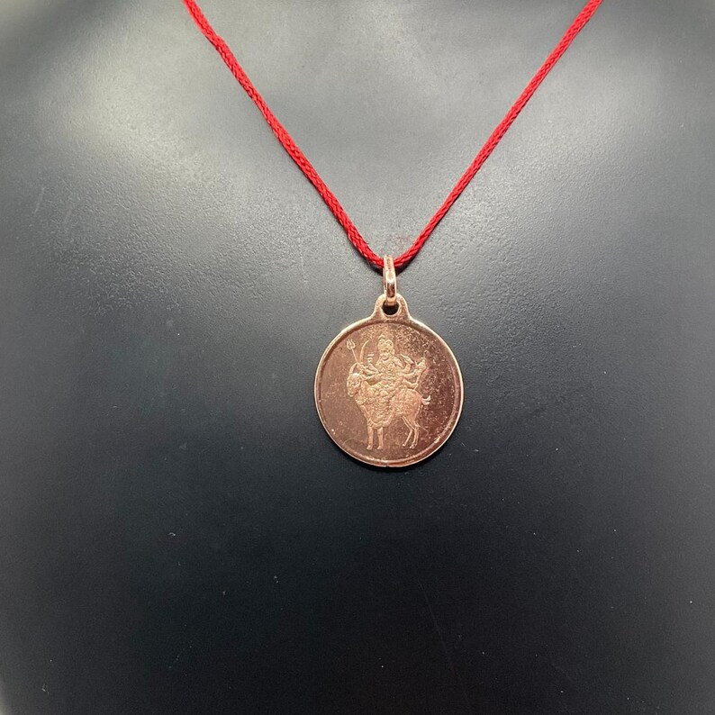 Shri Meldi Yantra Locket in Copper - Etsy