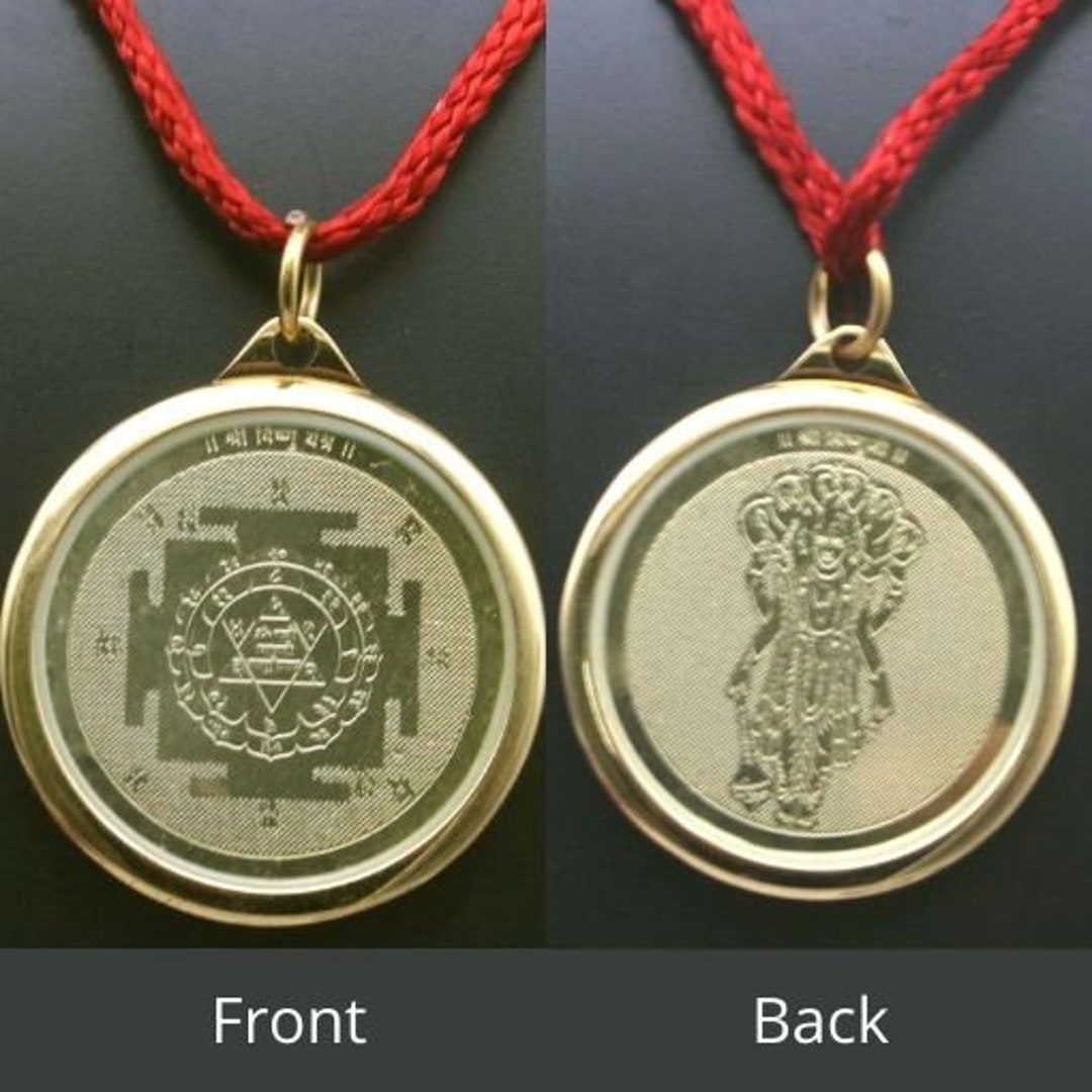 Vishnu Yantra Locket - Etsy