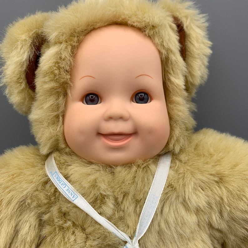 Anne Geddes Vintage Doll Tan Teddy Bear | Etsy