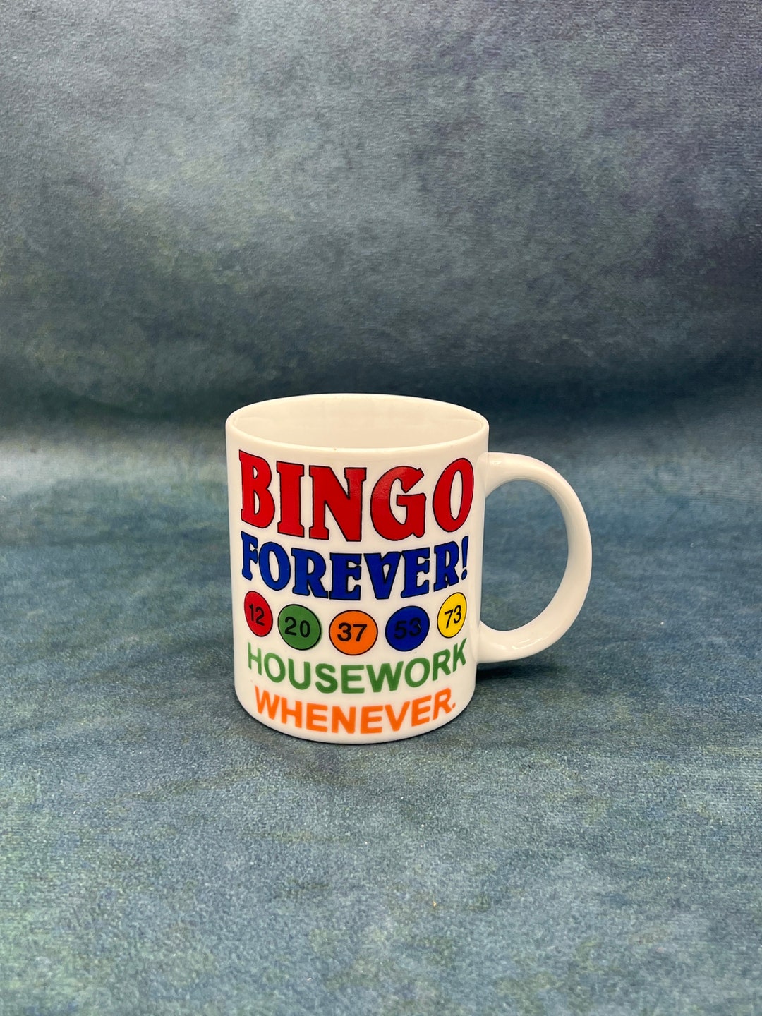 Vintage Bingo Mug Bingo Forever Housework Whenever - Etsy