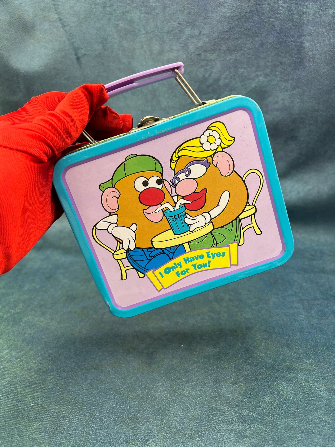 Vintage Tin Mini Lunchbox Mr Potato Head With Mrs Potato Head I Only ...