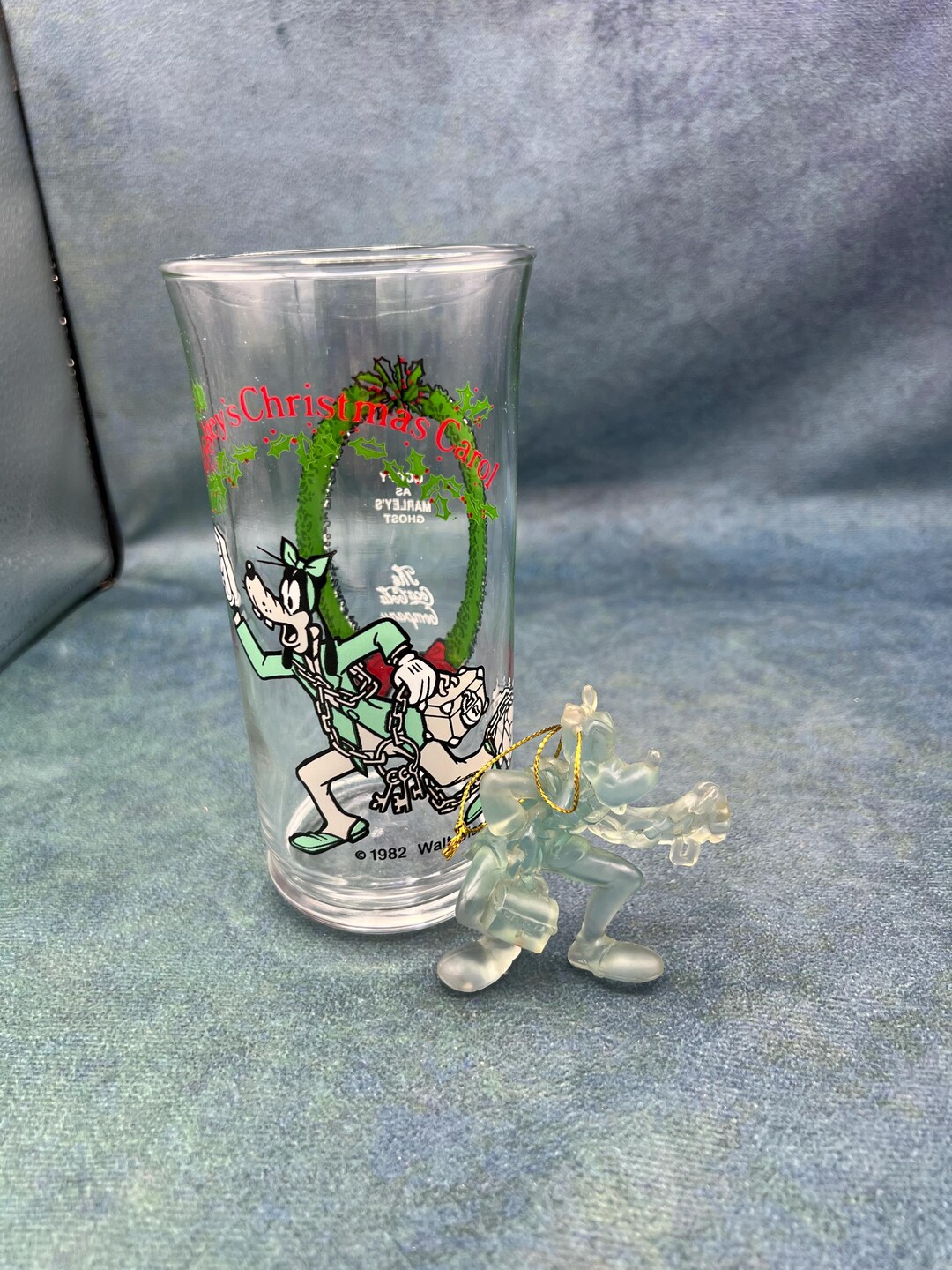 Coca Cola Goofy as Marley's Ghost Bundle. 1982 Collectible Glass Plus ...