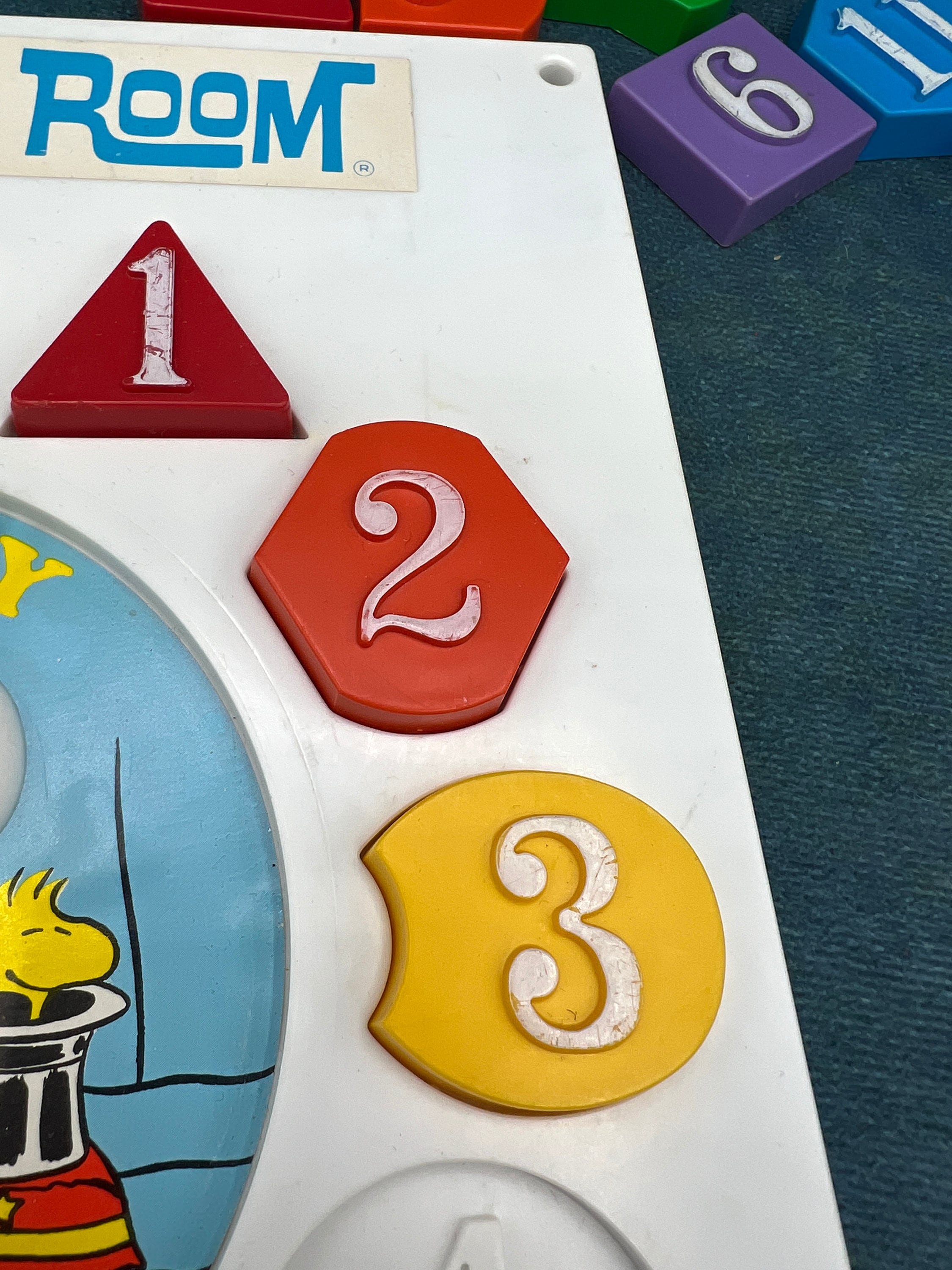 Vintage Snoopy Romper Room Shape Clock Puzzle Toy Hasboro - Etsy