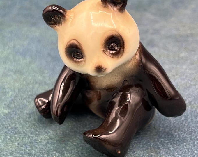 Vintage Panda Bear Figurine by Goebel Free Shipping - Etsy