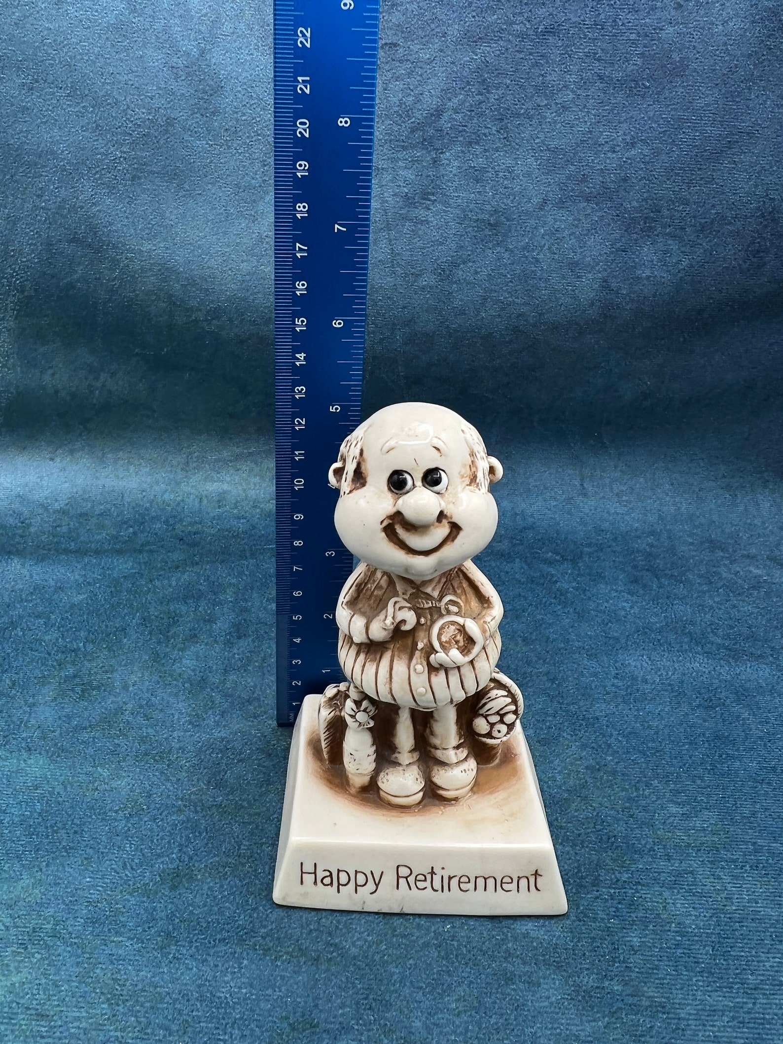 Russ Berrie Happy Retirement Figurine 1976 Numbered 9227 - Etsy