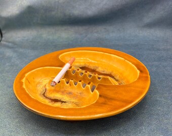 Royal Haeger Yellow/green Leaf With Stem Dish, Vintage Haeger ...