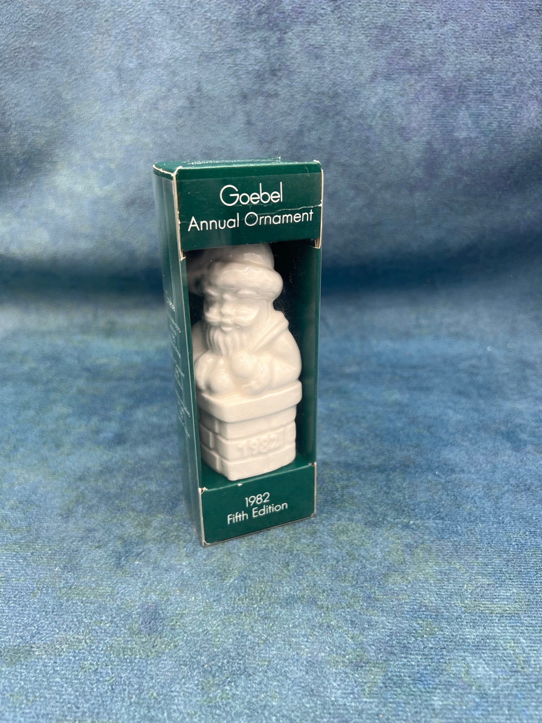 Goebel Christmas Ornament White Santa Fifth Edition 1982 - Etsy