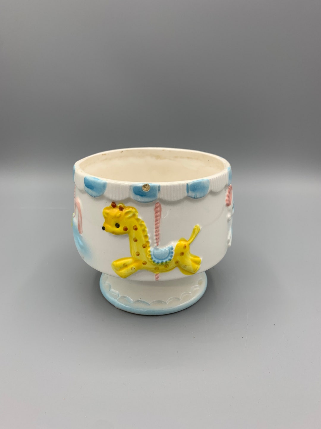Vintage Carousel Planter for Baby - Etsy
