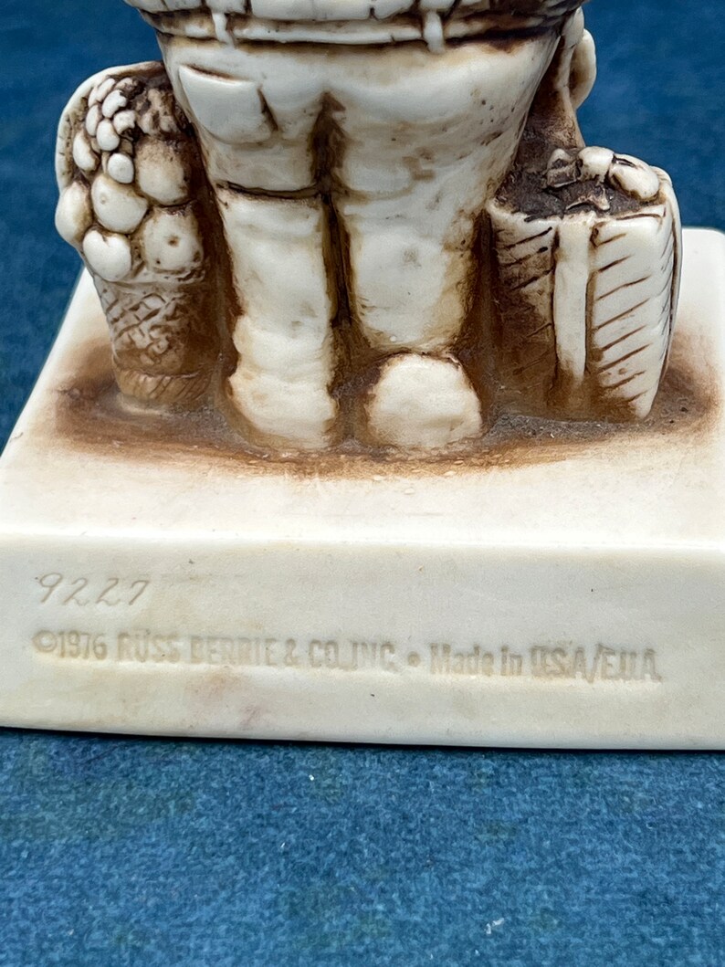 Russ Berrie Happy Retirement Figurine 1976 Numbered 9227 - Etsy