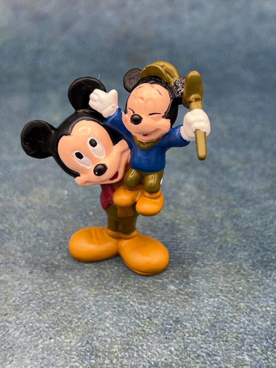 Vintage Avon Disney Mickey Mouse Bob Cratchit Tiny Tim Plastic ...