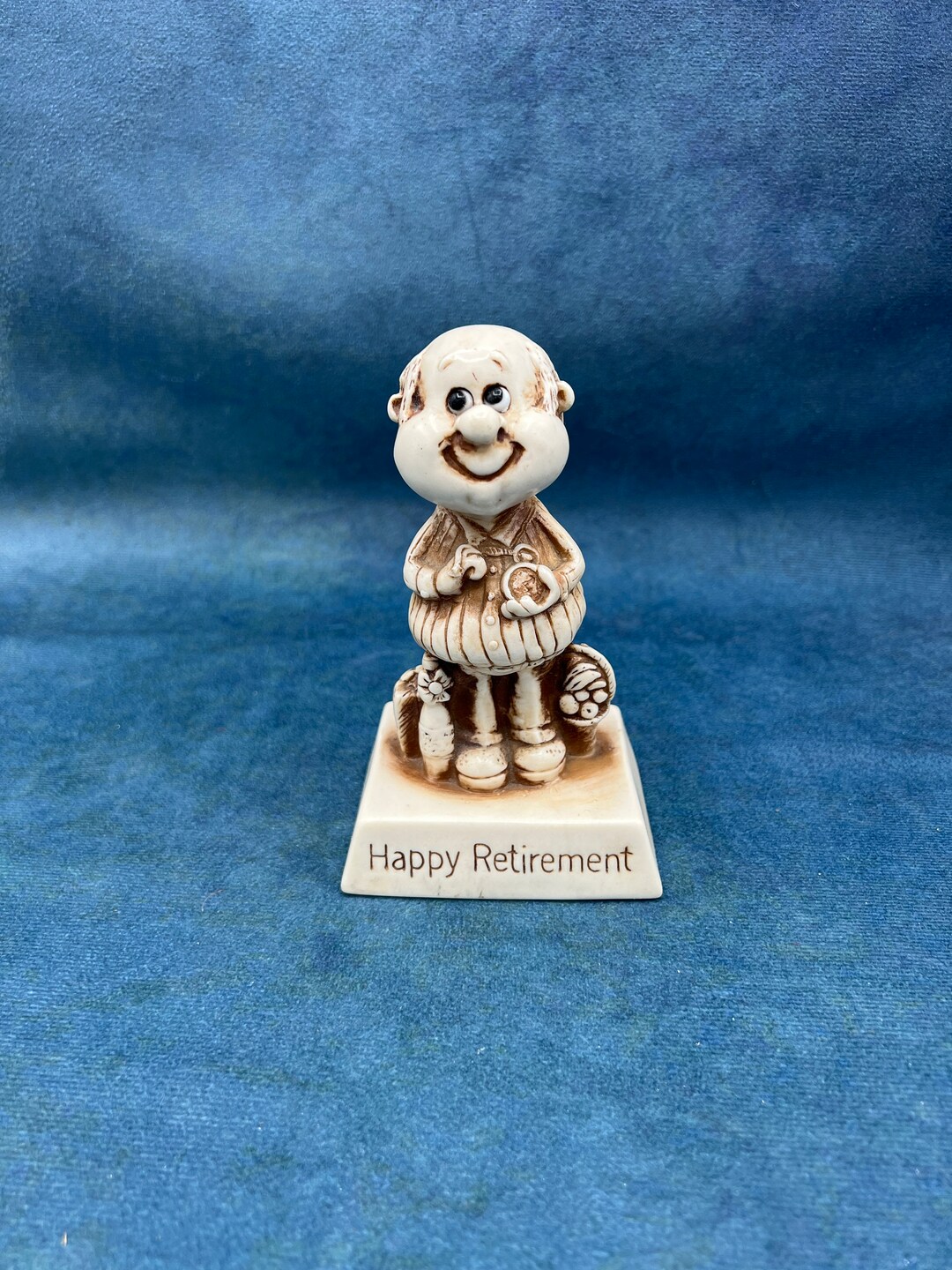 Russ Berrie Happy Retirement Figurine 1976 Numbered 9227 - Etsy