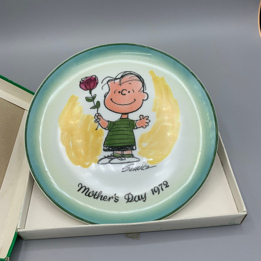 Charles Shultz First Edition Collector Peanuts Mother's Day Plate ...