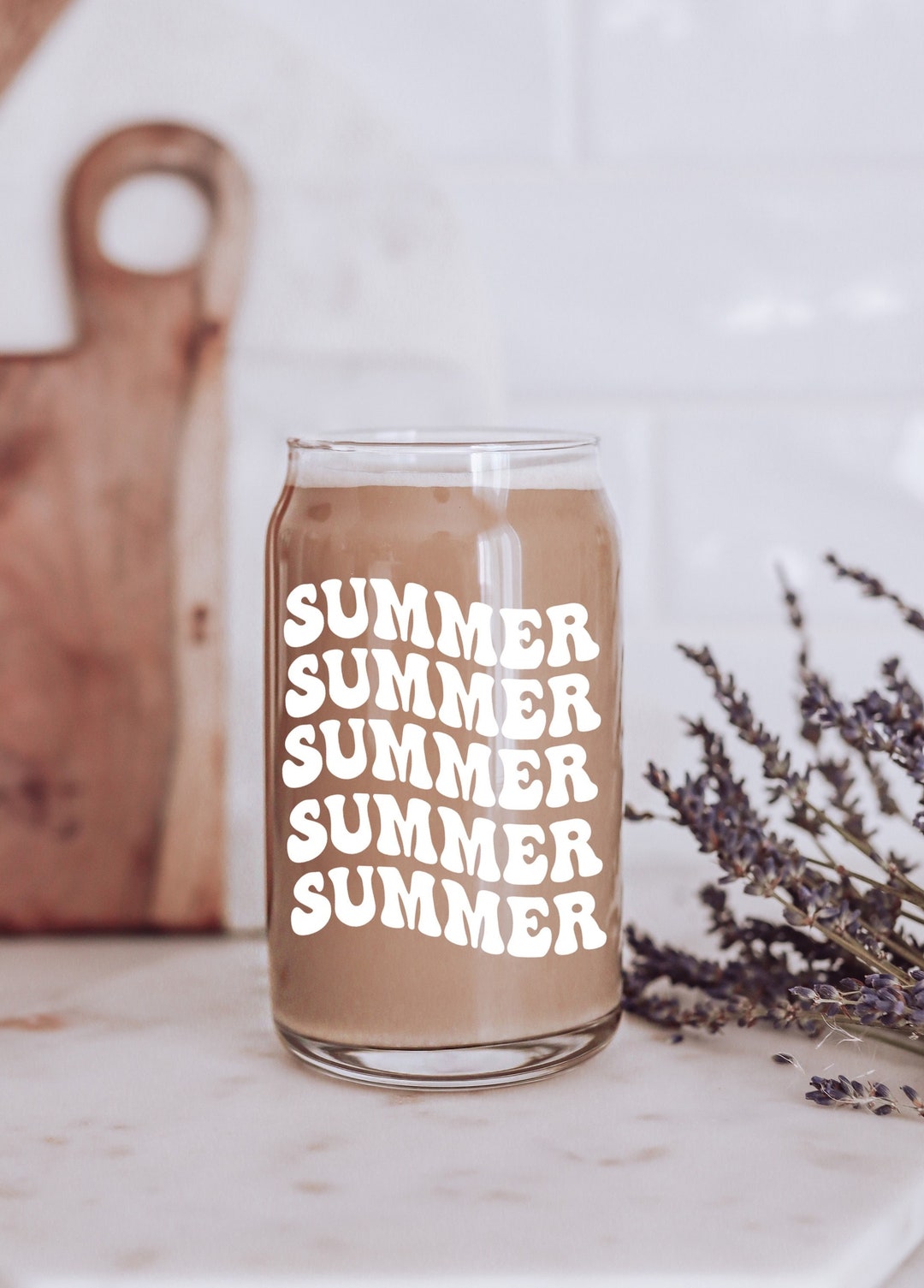 Summer- Beer Glass Can- NEW-LIBBEY-GLASS - Etsy