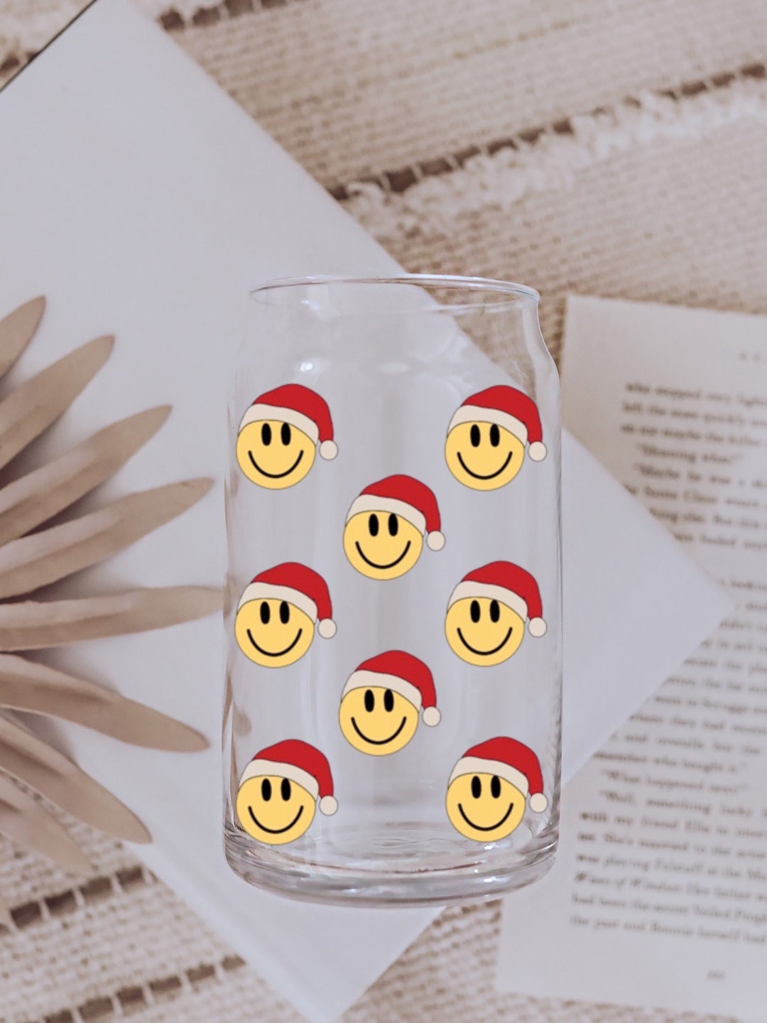 Santa Smiley Wrap Around Cup- BEST CHRISTMAS GIFTS 2022 - Etsy