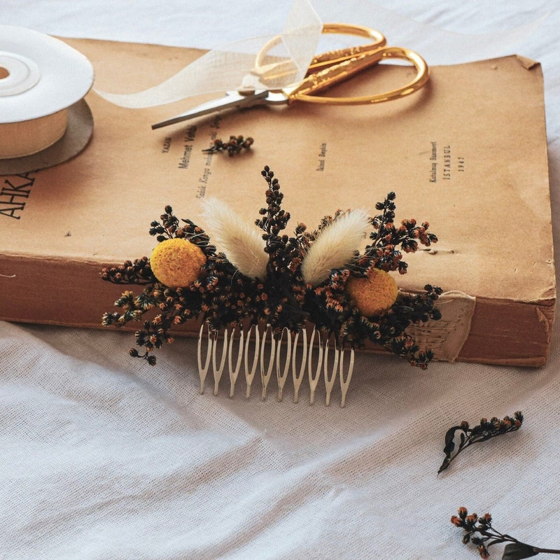 Dried Flower Comb - Etsy