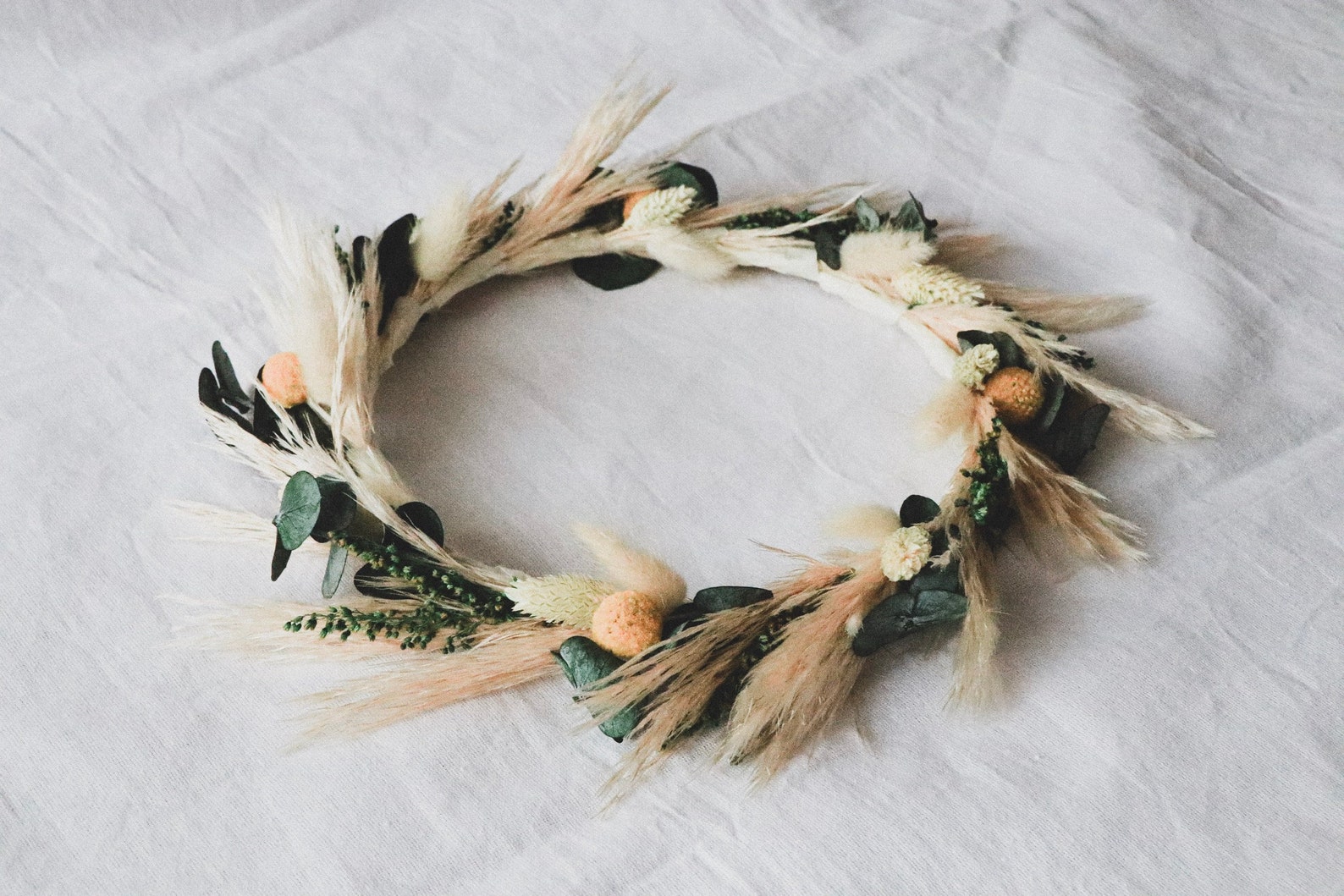 Dried Flower Crown Rustic Flower Crown Boho Wedding Crown - Etsy
