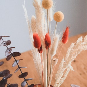 Dried Flower Bouquet Rust Flower Bouquet Eucalyptus Bouquet - Etsy