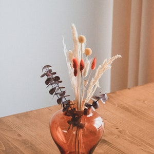 Dried Flower Bouquet Rust Flower Bouquet Eucalyptus Bouquet - Etsy