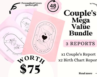 Couples Natal Chart - Etsy