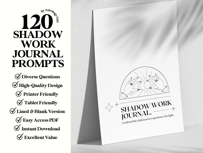 Shadow Work Journal Prompts Shadow Work Printable Digital | Etsy Australia