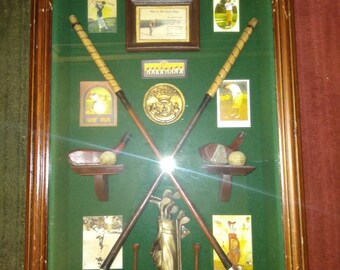 Golf Shadow Box - Etsy