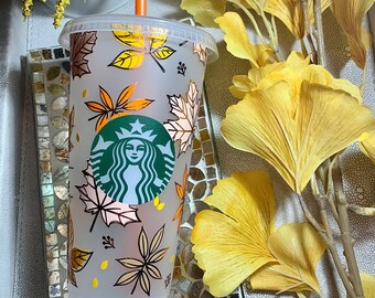 Fall Starbucks Cup | Etsy
