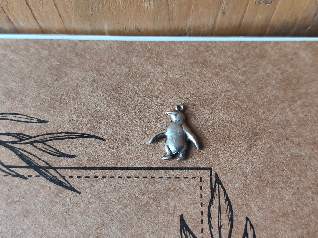 Vintage Silver Penguin Charm Made of 835 Silver in the Netherlands ...