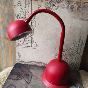 Vintage Red Decorative Desk Lamp Made by Brama Srl From the 1990 ...