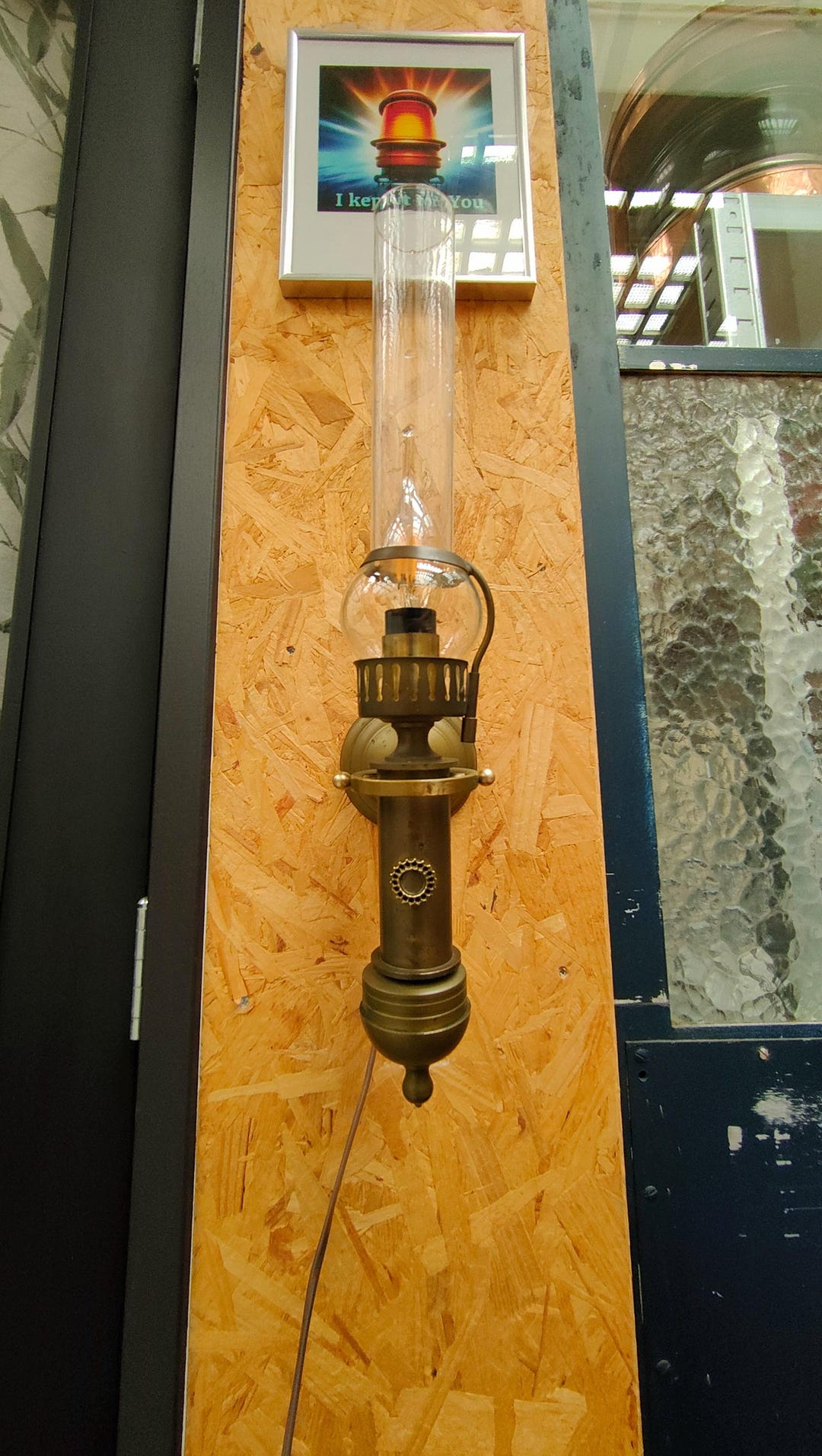 Antique Nautical Ship Gimbal Sconce, Solid Brass and Glass Shade, E14 ...