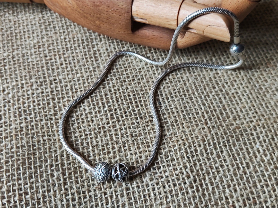 Magical Pandora Moments Silver Chain With Sparkling Galaxy & Enchanted ...