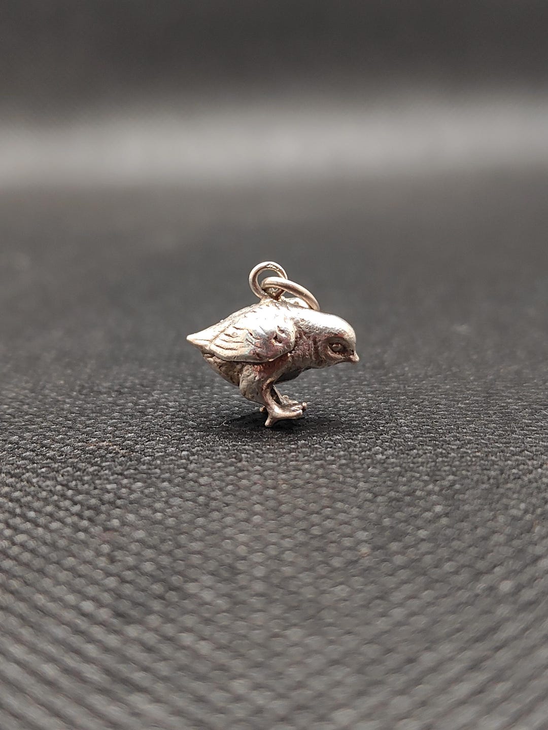 Rare Silver Chick Charm for Bracelet, Tiny Bird Charm, Marked 835 ...