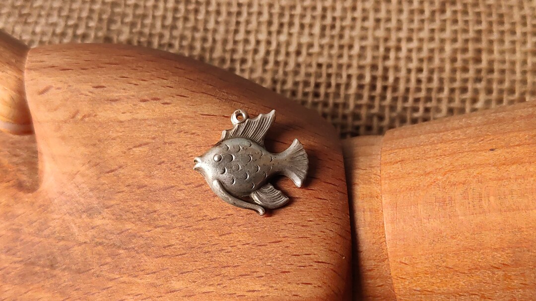 Vintage 835 Silver Betta Fish Charm: Netherlands Hallmarked Jewelry - Etsy