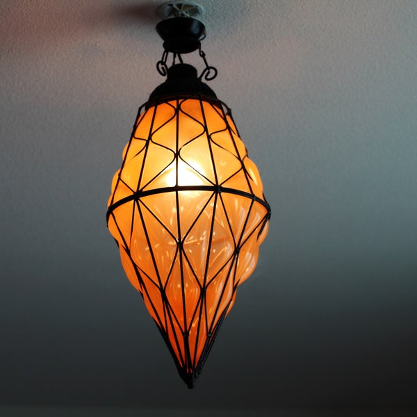 Murano Caged Lamp - Etsy