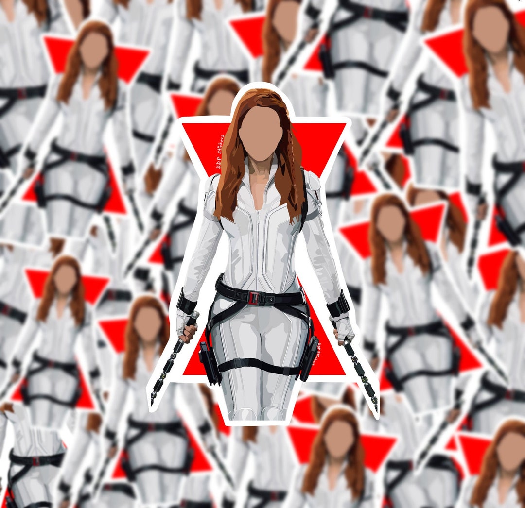 Black Widow Sticker - Etsy