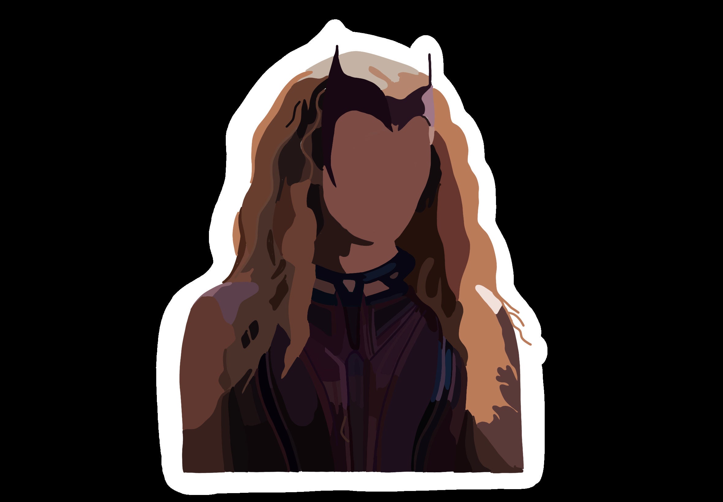 The Scarlet Witch Sticker | Etsy UK