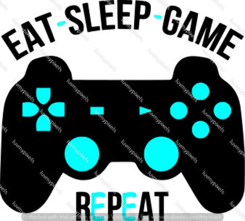 Gaming SVG PNG Bundle video games consoles. Decals | Etsy