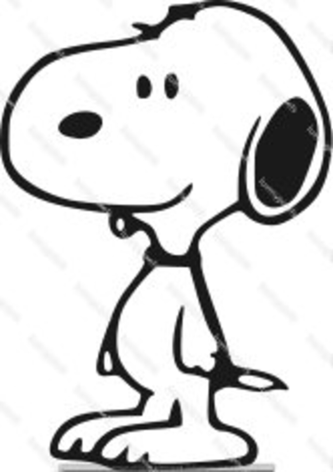 Snoopy Svg File Vector Decal Charlie Brown For Cricut Peanuts Etsy My