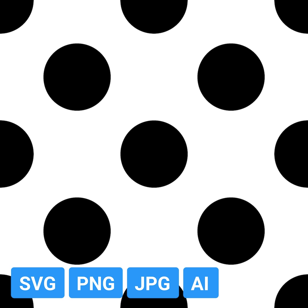 Seamless Dots Pattern SVG, Vector Pattern, Circles, Small, Spots ...