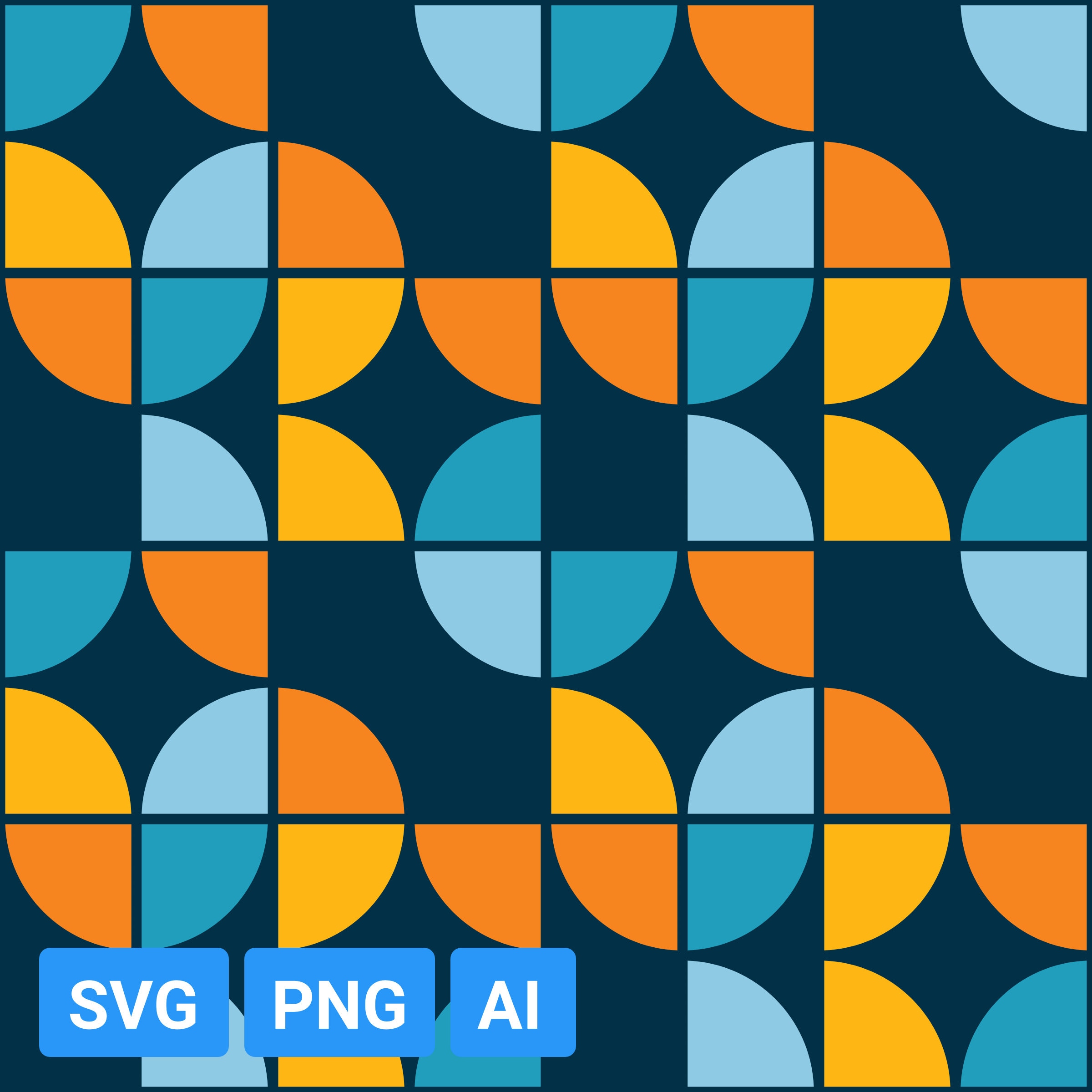 Vector Seamless Patterns SVG Bundle, Abstract Color Pattern, Fashion ...