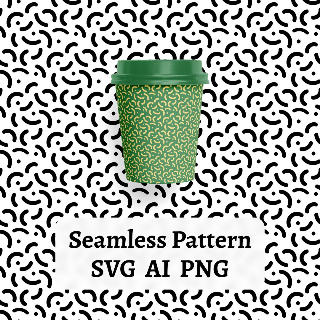 Seamless Abstract Beans Pattern SVG, Abstract Pattern, Party Pattern ...