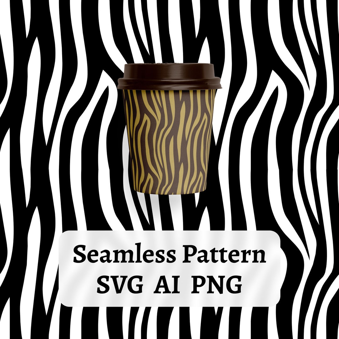 Seamless Zebra Pattern SVG, Wooden Pattern, Animal Skin, Gifts, Wood ...