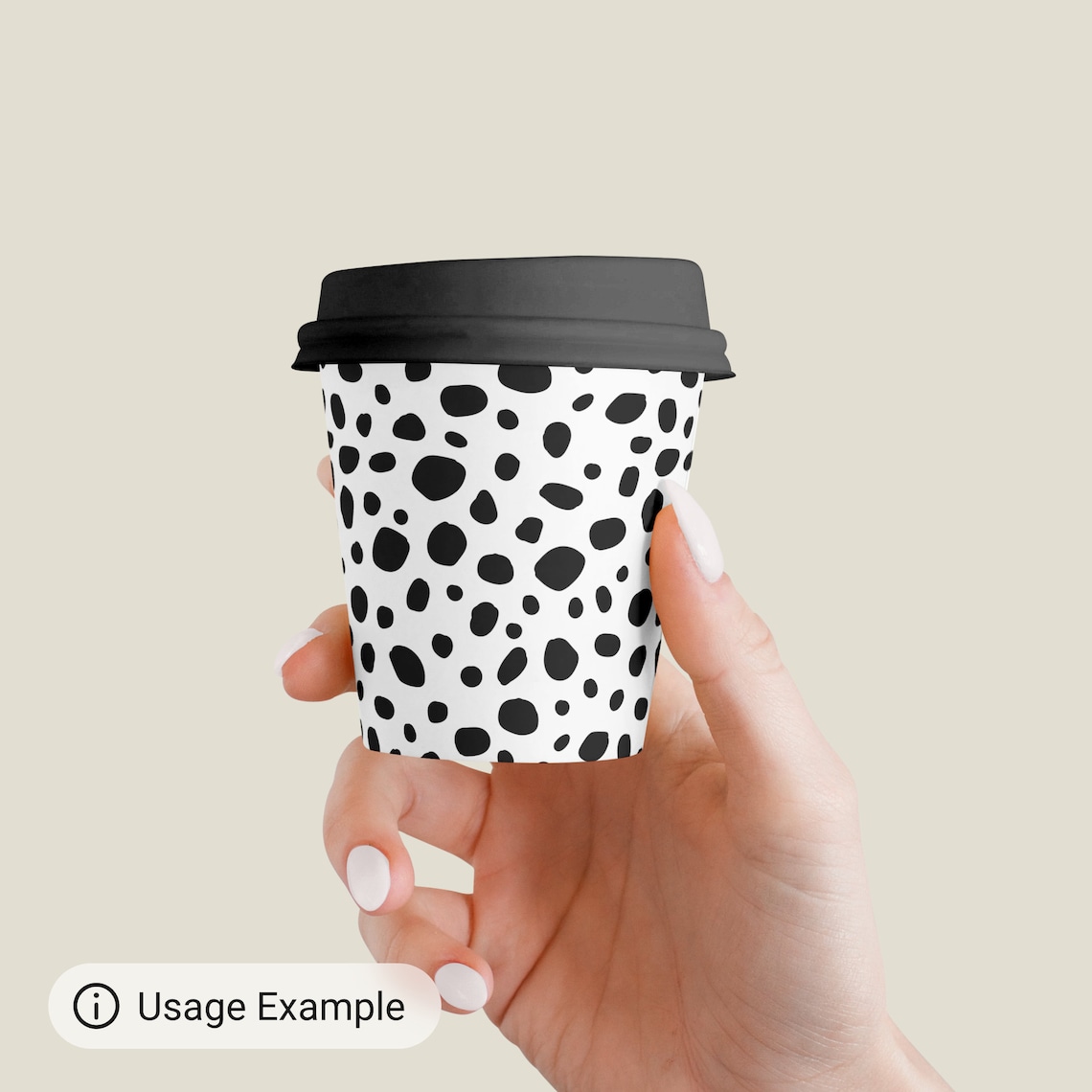 Seamless Dalmatian Spots Pattern SVG, Dog Pattern, Animal Spots Pattern ...