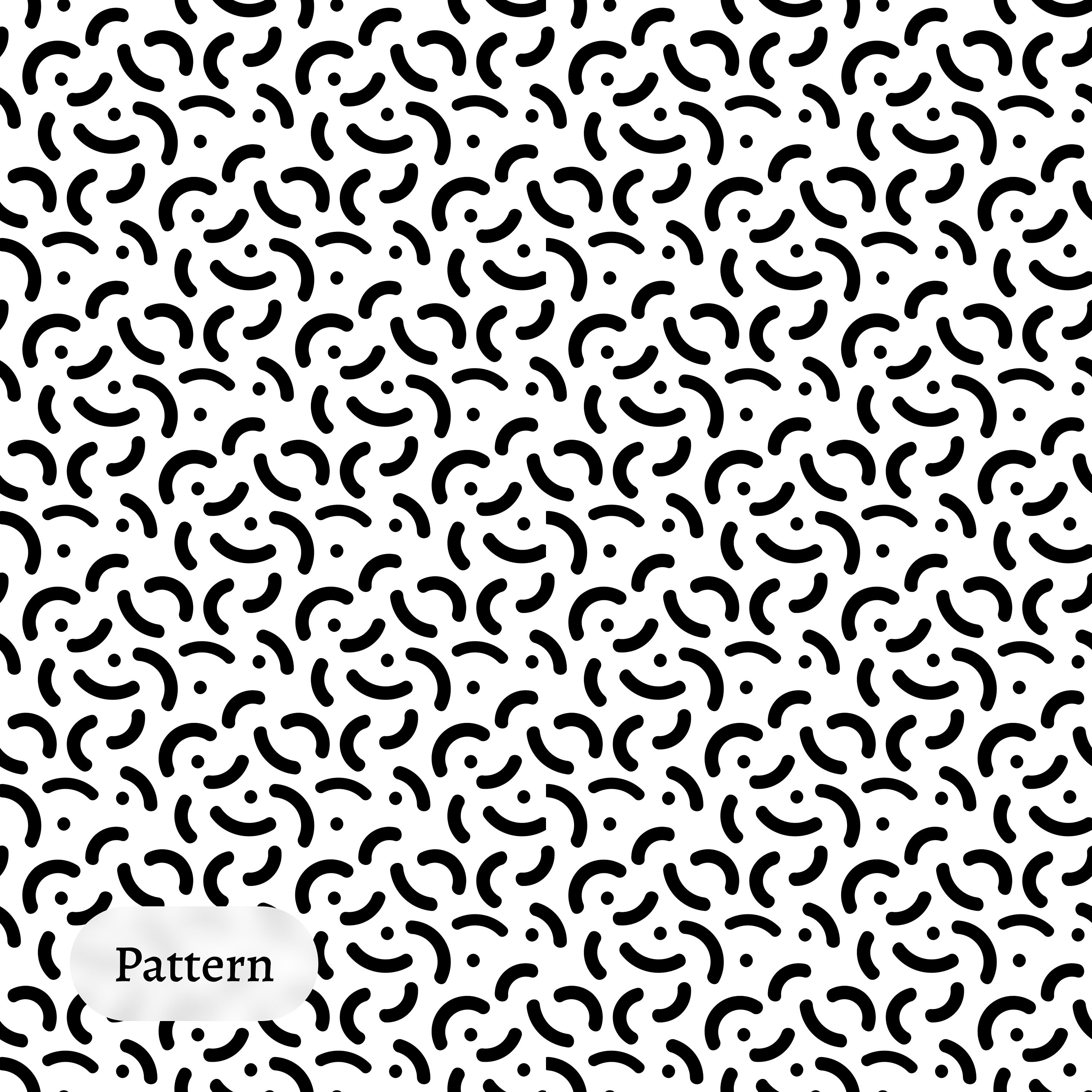 Seamless Abstract Beans Pattern SVG, Abstract Pattern, Party Pattern ...