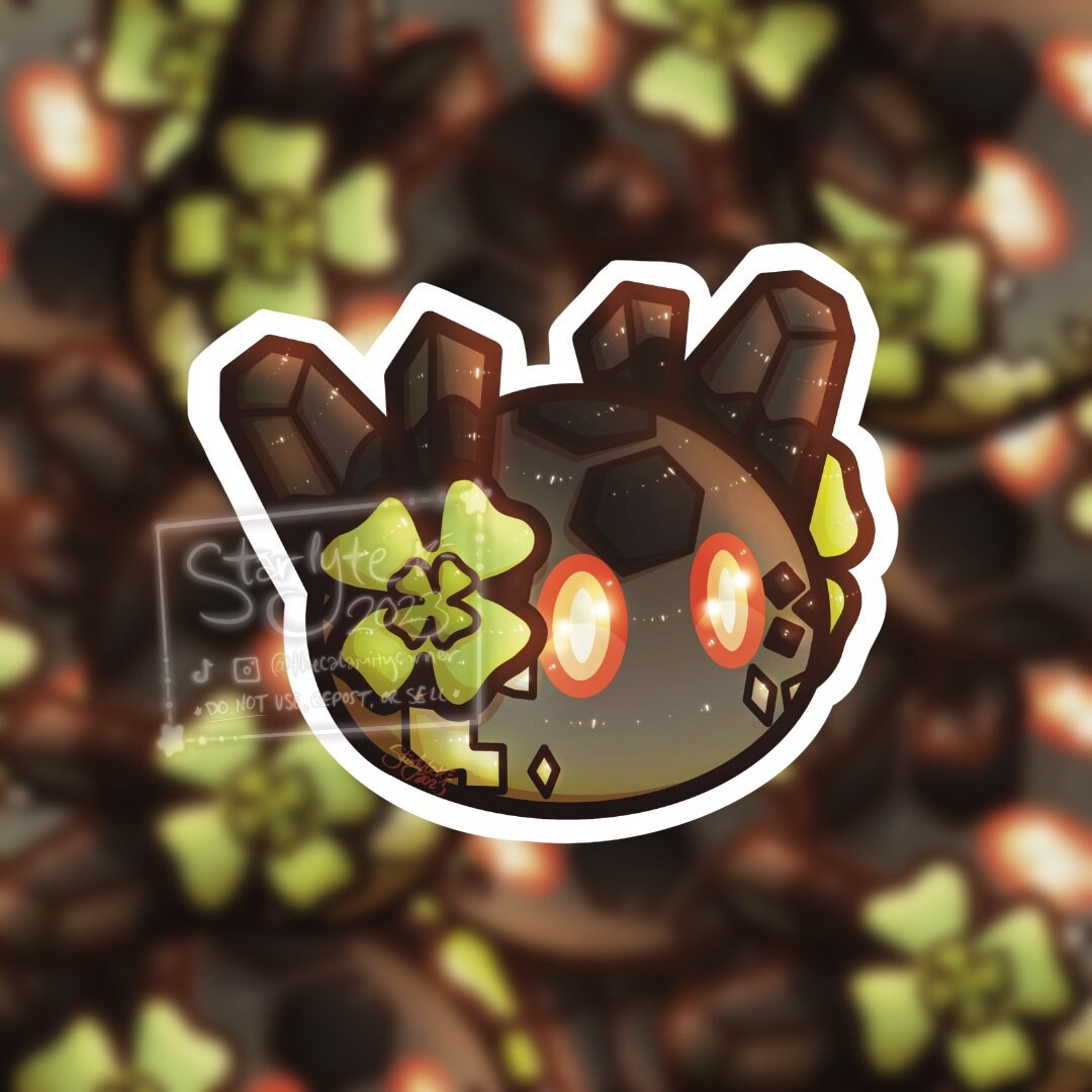 Geo Slime Sticker | Vinyl Stickers | Genshin Impact Stickers - Etsy