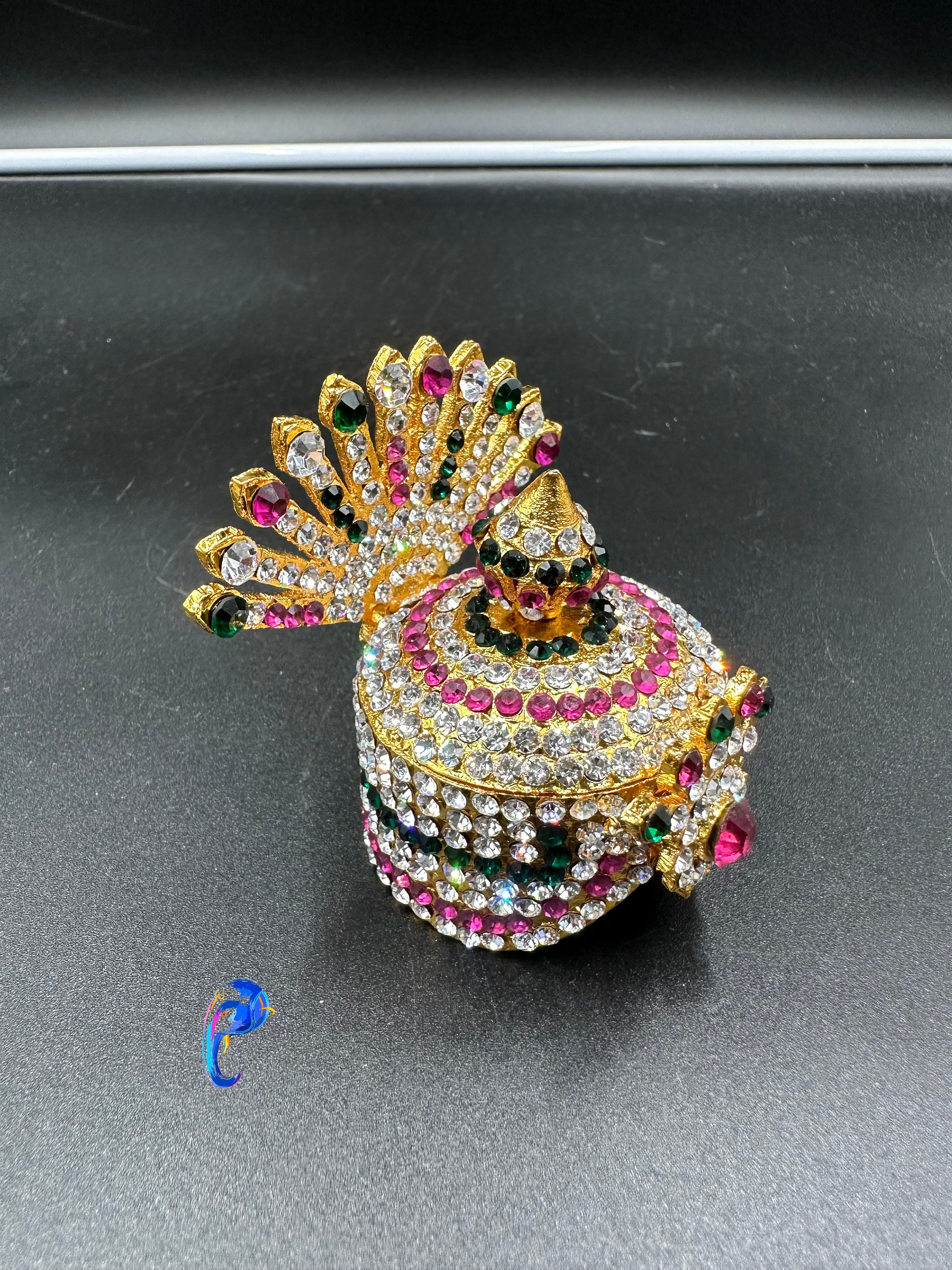 Kireetam/ Crown/ God Kireetam/ Stones Crown/ God Decoration Item ...