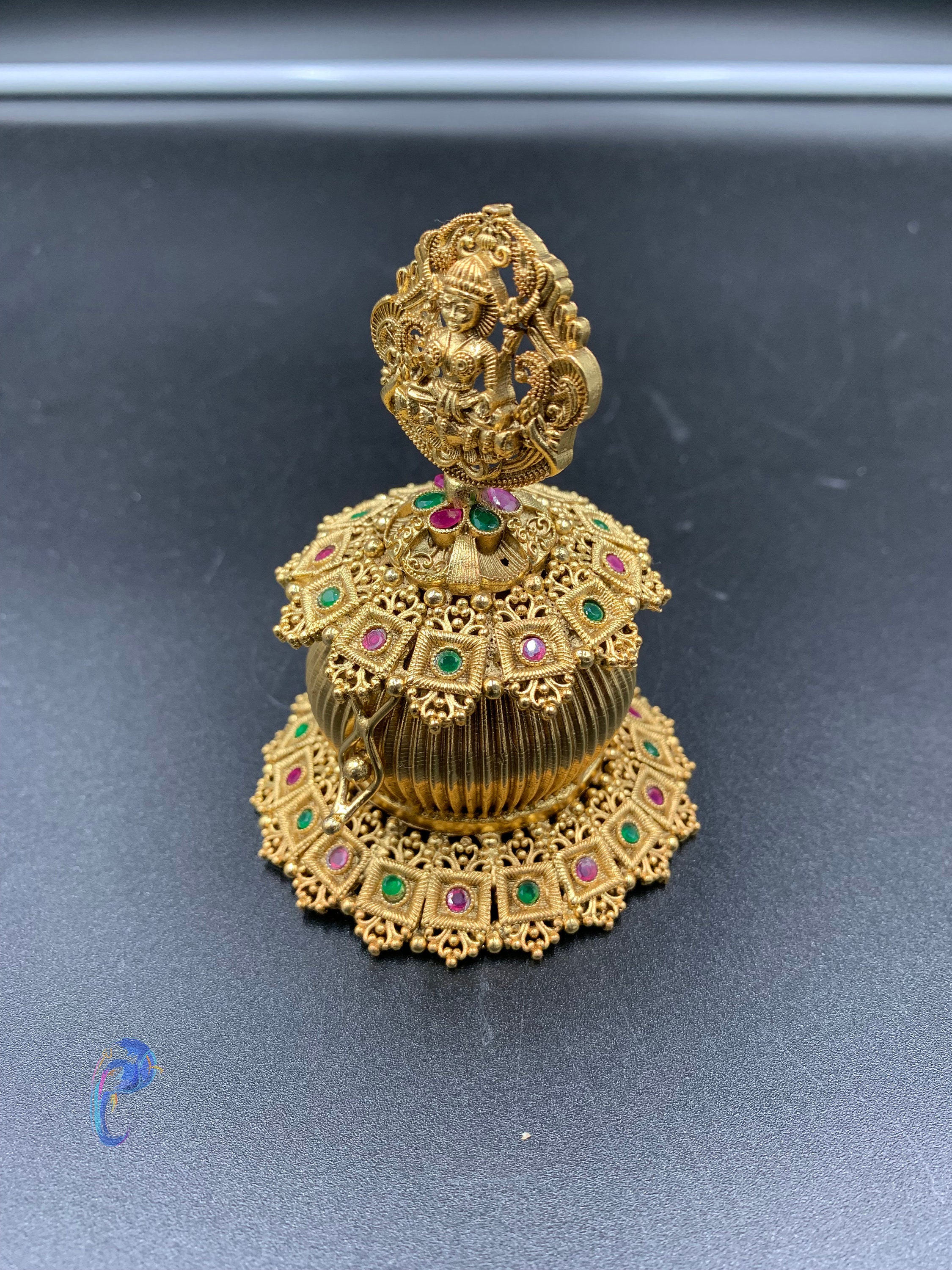 Multicolor Stones Box/ Ring Box/ Puja Item/ Wedding Gift/ Puja Box ...