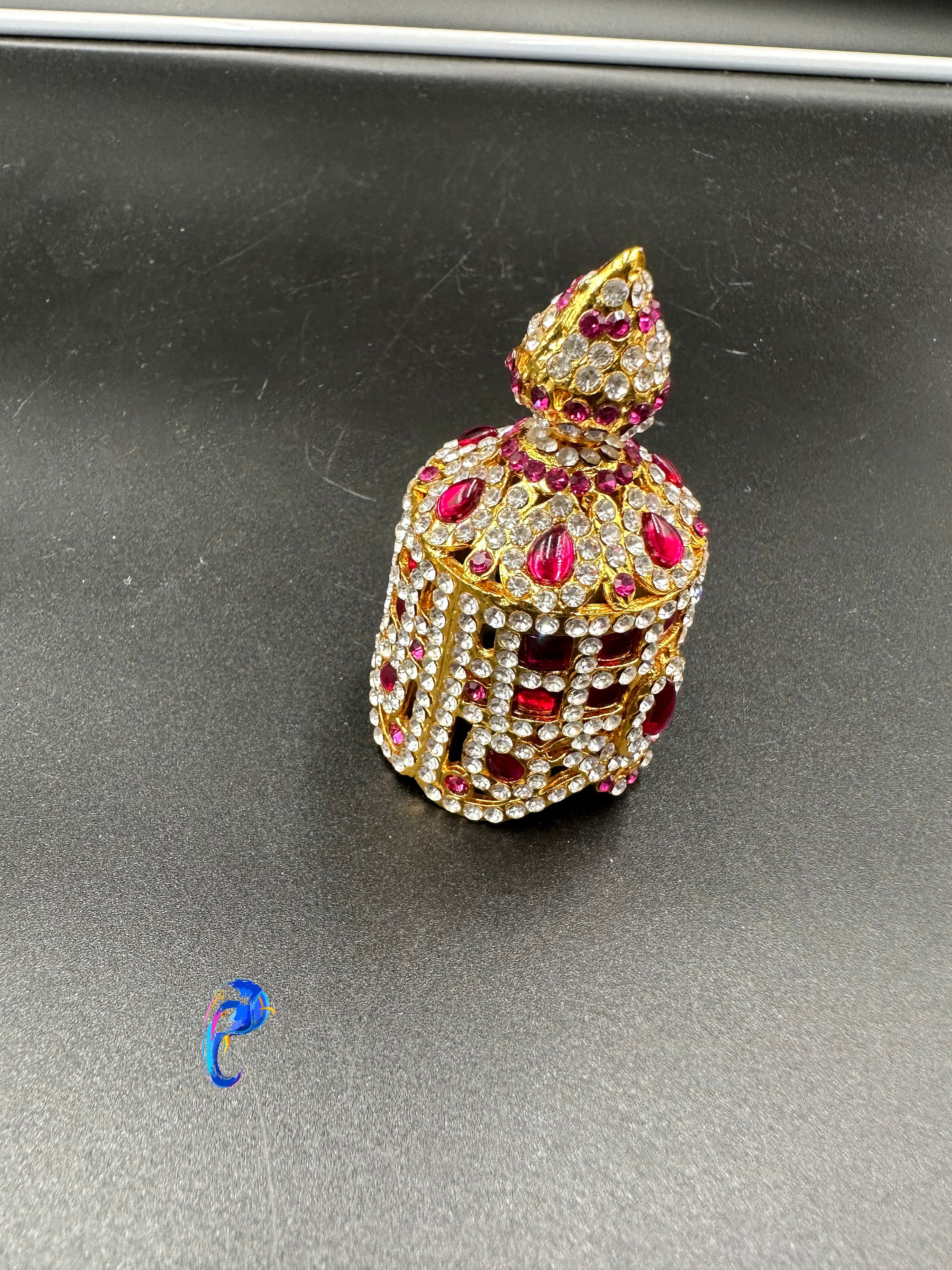Kireetam/ Crown/ God Kireetam/ Stones Crown/ God Decoration Item ...