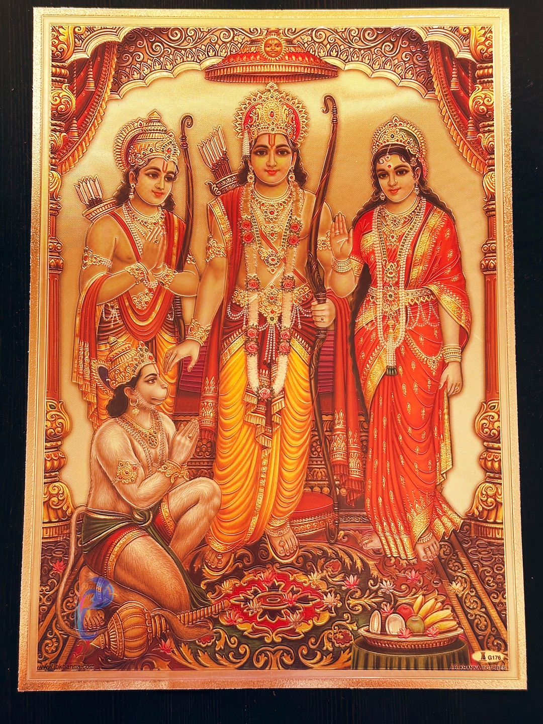 Ram Parivar/ Frame/ Idols/ Puja Item/ Baba/ Photo/ God/ Guru/ Gift ...